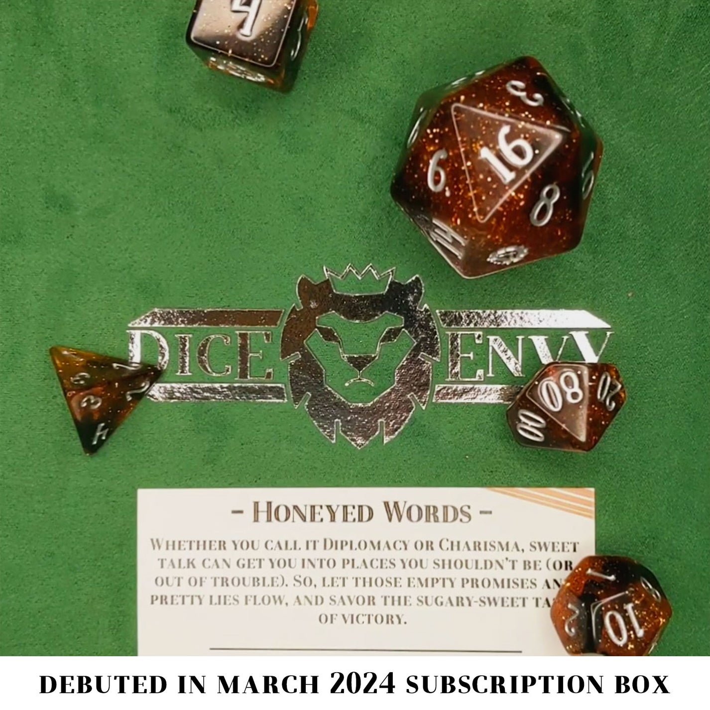 Honeyed Words Dice – Dice Envy