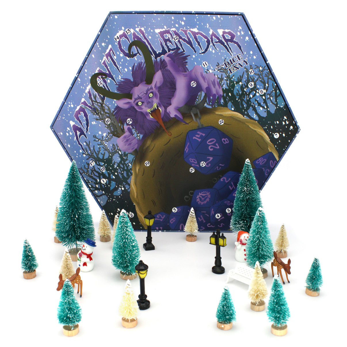 Dice Envy Advent Calendar Christmas Countdown 24 Days of TTRPG Dice