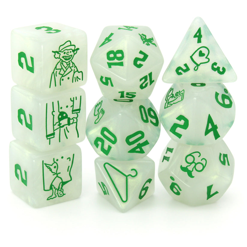 Three Goblins in a Trench Coat Dice – Dice Envy